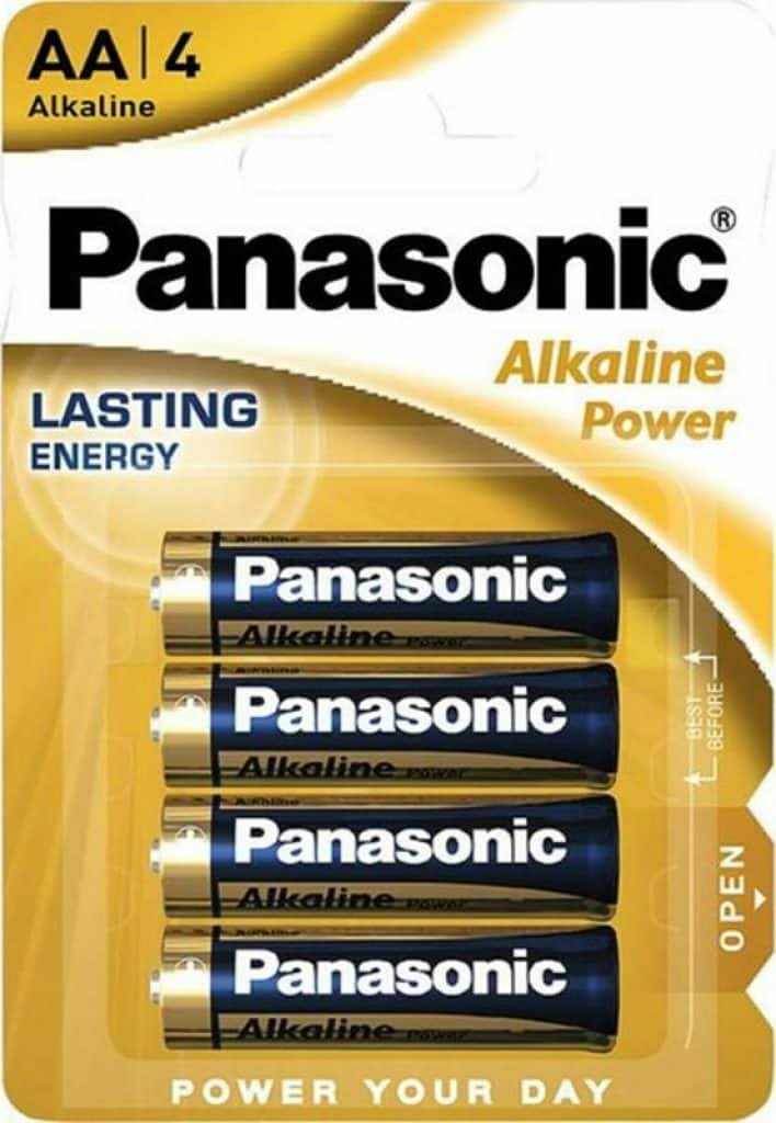 Panasonic Alkaline Power Μπαταρίες AA 1.5v – 4τμχ – Ηλεκτρολογικό Υλικό